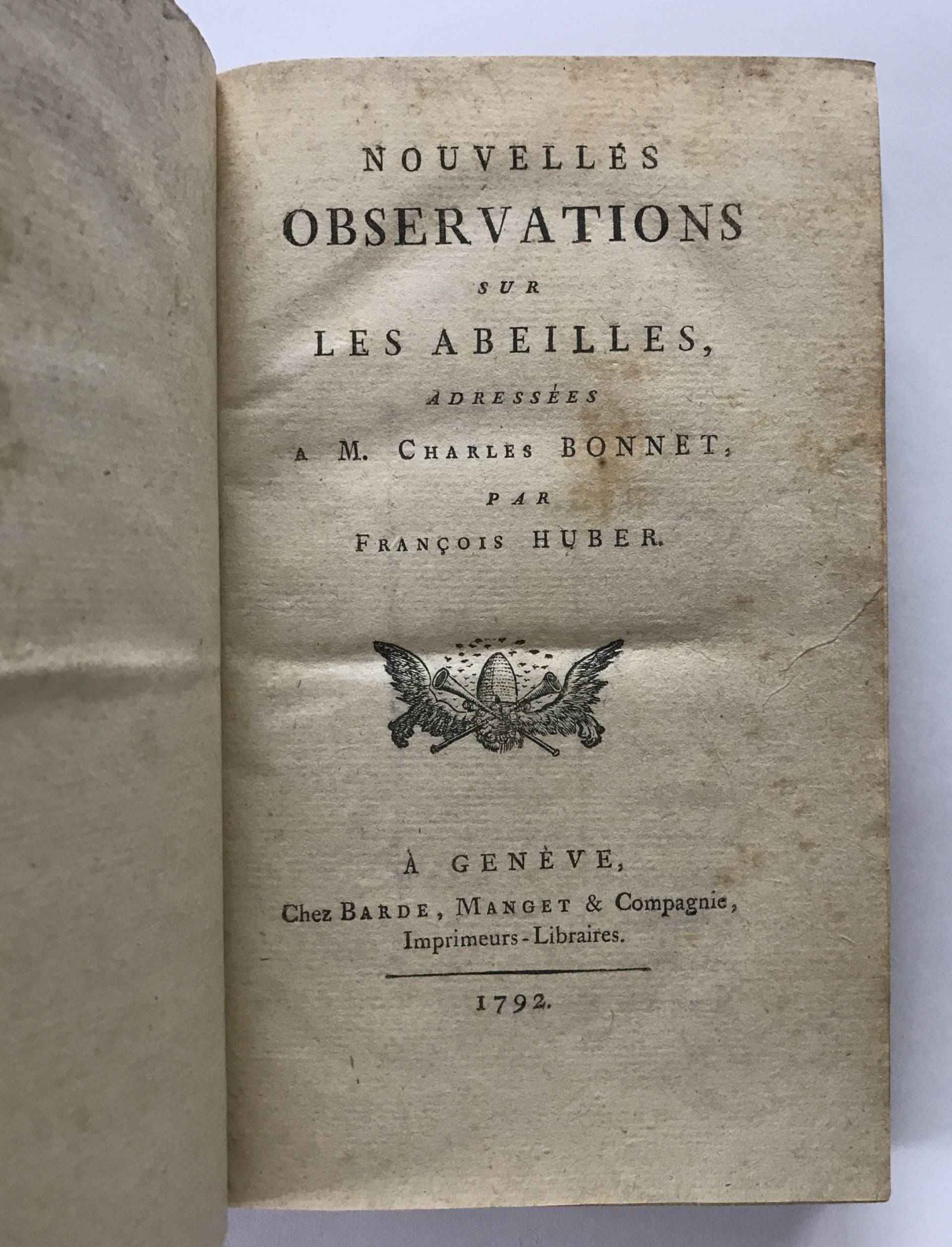 François Huber. Nouvelles observations sur les abeilles. – 150cent